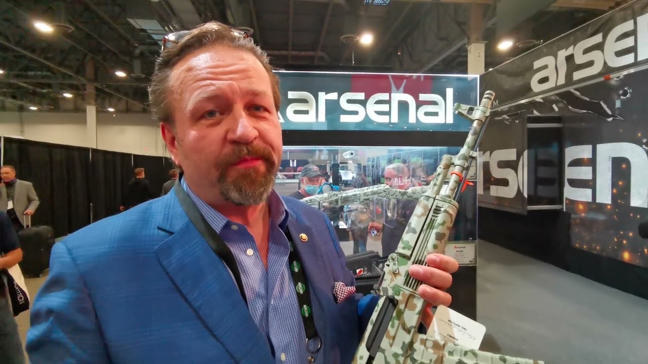 Dr. Sebastian Gorka at the Arsenal & MSR booth at SHOT Show 2022
